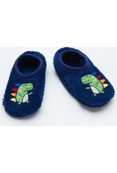 Penti Lacivert Erkek Çocuk Dino 3D Patik Çorabı