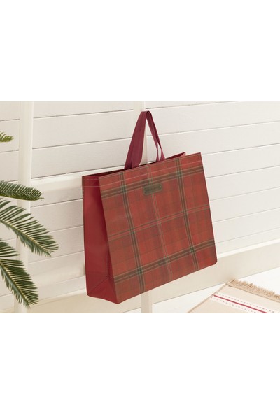 Madame Coco Alpes Plaj Çantası - Mürdüm / Mercan