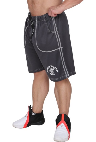 Big Sam Antrasit Fitness Spor Şort 1401 Big Sam Antrasit Fitness Spor Şort 1401
