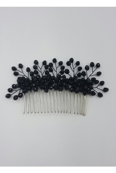 Combin Accessory Zirkon Taşlı Çelik Taraklı Taç Toka Combin Accessory Zirkon Taşlı Çelik Taraklı Taç Toka