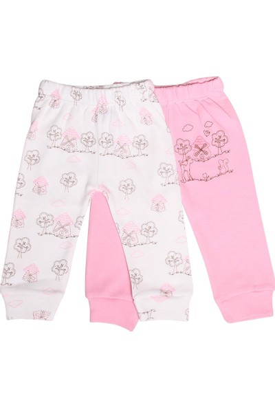 Luggi Baby Kız Koyu Pembe & Beyaz 2'li Alt LGB-4864-DGR Luggi Baby Kız Koyu Pembe & Beyaz 2'li Alt LGB-4864-DGR