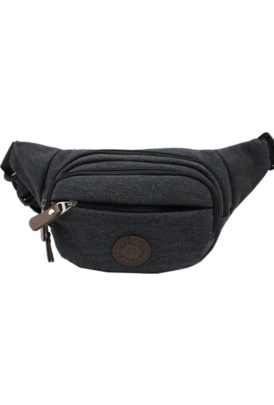 Arpelle 800 Kanwas Kumaş Bel ve Göğüs Çantası Siyah