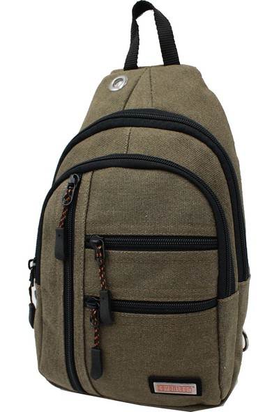 Seventeen 3473 Kanvas Body Bag Çapraz Çanta Haki