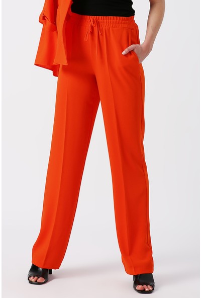 Random Kadın Beli Lastikli Bol Kesimli Pantolon