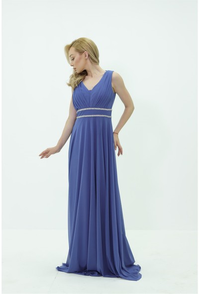 Fistan Abiye 6627 Mavi Fistan Abiye 6627 Mavi