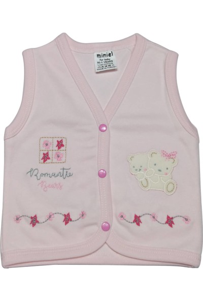 Minikel Ikiz Ayıcık Penye Yelek Minikel Ikiz Ayıcık Penye Yelek