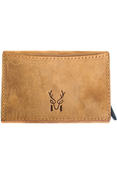 Modica Ministar Kişiye Özel Deri Mekanizmalı Kartlık