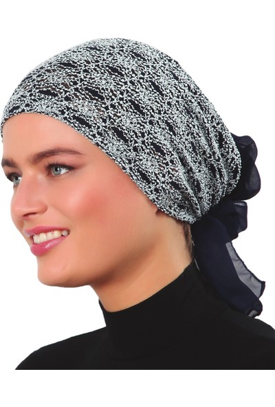 Fidan Buklet Tüllü Hazır Bone Tesettür Kadın