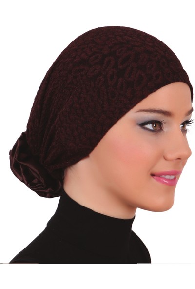 Fidan Bone Brokar Güllü Hazır Türban Tesettür Bone Fidan Bone Brokar Güllü Hazır Türban Tesettür Bone