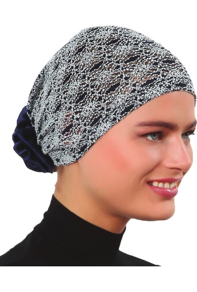 Fidan Buklet Güllü Hazır Bone Tesettür Kadın