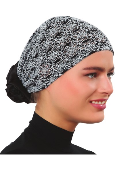 Fidan Buklet Güllü Hazır Bone Tesettür Kadın