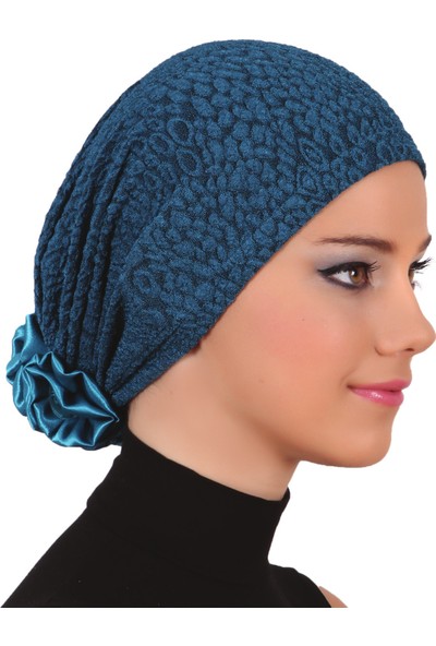 Fidan Bone Brokar Güllü Hazır Türban Tesettür Bone Fidan Bone Brokar Güllü Hazır Türban Tesettür Bone