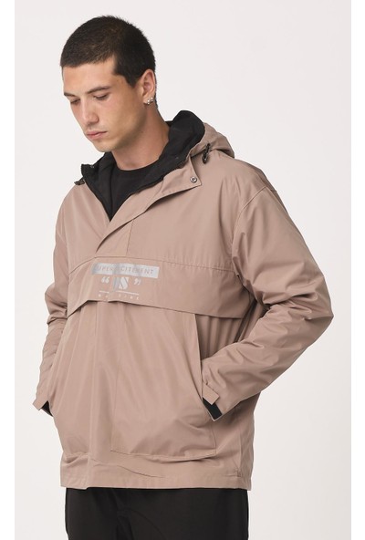 Shoppingdimoda Baskılı Kapusonlu Yagmurluk