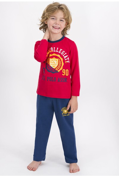 U.s. Polo Assn.. Lisanslı Erkek Çocuk Pijama Takımı U.s. Polo Assn.. Lisanslı Erkek Çocuk Pijama Takımı