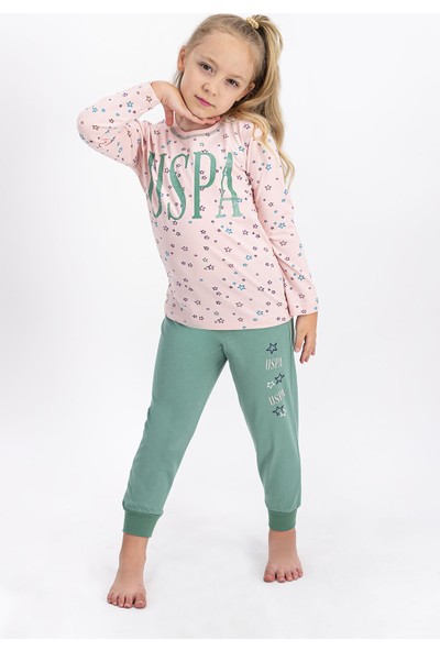 U.s. Polo Assn. Lisanslı Kız Çocuk Pijama Takımı U.s. Polo Assn. Lisanslı Kız Çocuk Pijama Takımı