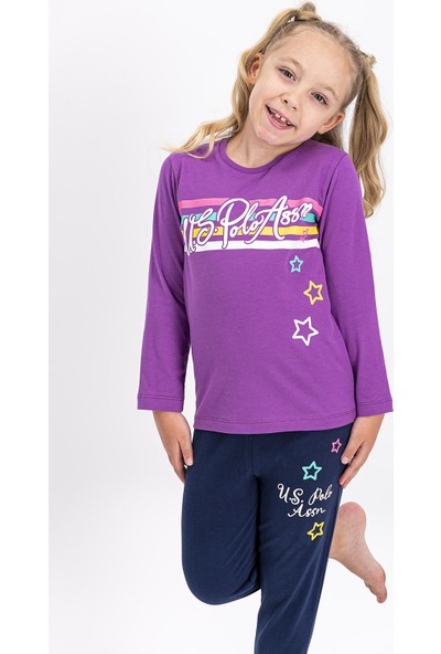 U.s. Polo Assn. Lisanslı Kız Çocuk Pijama Takımı U.s. Polo Assn. Lisanslı Kız Çocuk Pijama Takımı