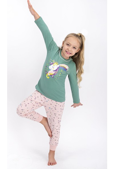 U.s. Polo Assn. Lisanslı Kız Çocuk Pijama Takımı U.s. Polo Assn. Lisanslı Kız Çocuk Pijama Takımı