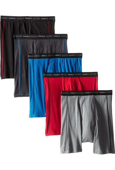 Hanes Sports-Inspired Cool Dri 5li Boxer Paketi Hanes Sports-Inspired Cool Dri 5li Boxer Paketi