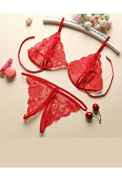 İmoda Kadın Dantel Sütyen Külot Takımı