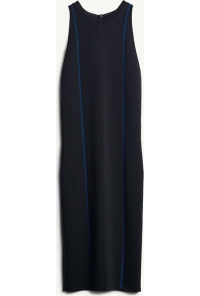 Yargıcı Bisiklet Yaka Triko Elbise