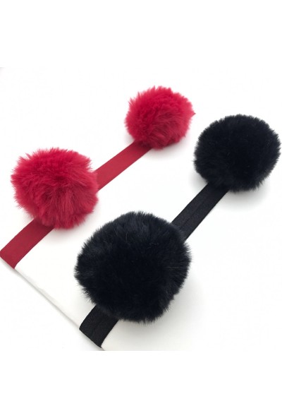 Pampiki Bebek Ponpon Saç Bandı Seti PMPKM8902 Pampiki Bebek Ponpon Saç Bandı Seti PMPKM8902