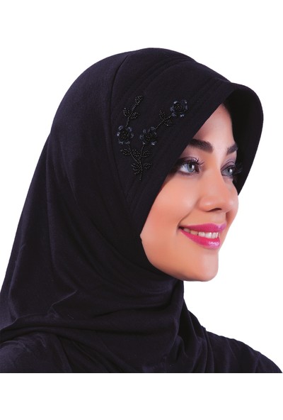 Fidan Bone Bambu Takmatik Taşlı Siyah Hazır Türban Tesettür Bone Namaz Örtüsü Fidan Bone Bambu Takmatik Taşlı Siyah Hazır Türban Tesettür Bone Namaz Örtüsü