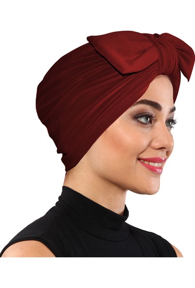 Fidan Bone Sandy Fiyonklu Bordo Hazır Türban Tesettür Bone Fidan Bone Sandy Fiyonklu Bordo Hazır Türban Tesettür Bone