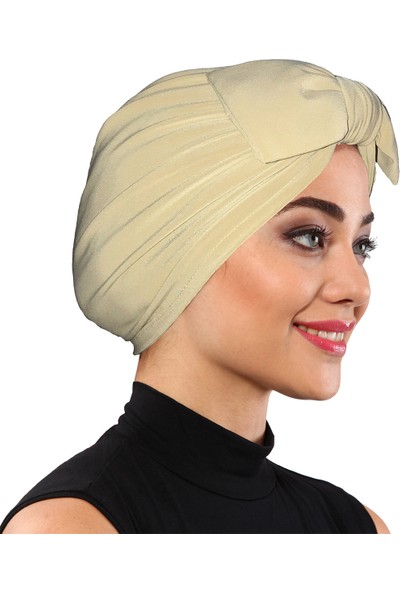 Fidan Bone Sandy Fiyonklu Bej Hazır Türban Tesettür Bone Fidan Bone Sandy Fiyonklu Bej Hazır Türban Tesettür Bone