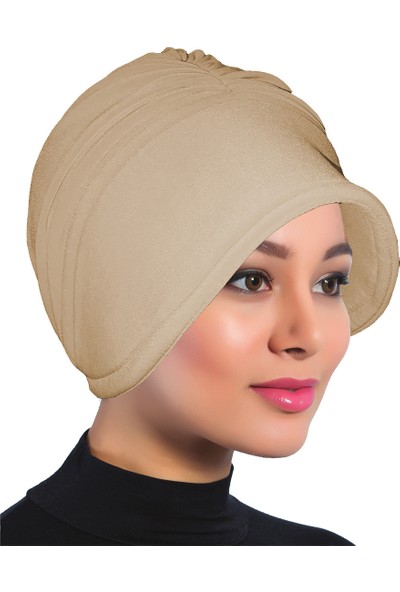 Fidan Sandy Şapka Bej Tesettür Bone Fidan Sandy Şapka Bej Tesettür Bone