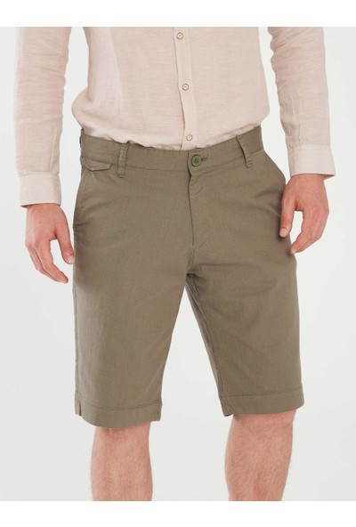 Xint Pamuklu Slim Fit Cepli Şort