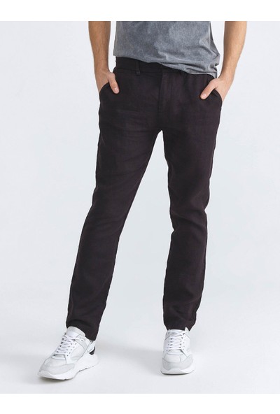 Xint Keten Slim Fit Pantolon