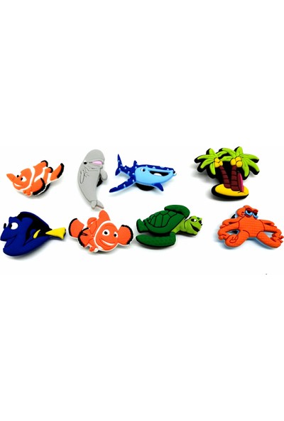 Croci Crocs Terlik Süsleri Jibbitz N-6 8 Adet Set Croci Crocs Terlik Süsleri Jibbitz N-6 8 Adet Set
