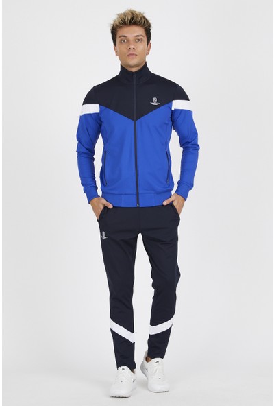 Sportstation Erkek Eşofman Takımı Kolu Parçalı Dalgıç Kumaş