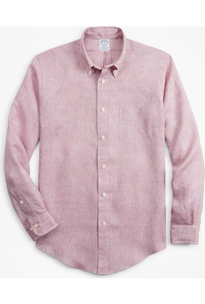 Brooks Brothers Regent Kesim Keten Gömlek