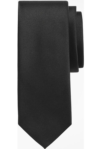 Brooks Brothers Erkek Siyah Kravat