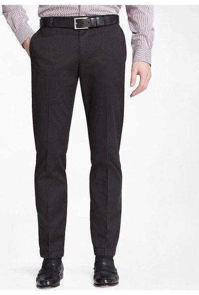 Brooks Brothers Erkek Siyah Mılano Fıt Chıno Pantolon Brooks Brothers Erkek Siyah Mılano Fıt Chıno Pantolon