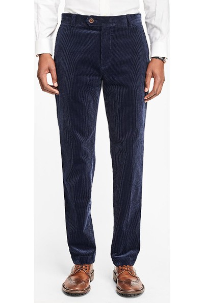 Brooks Brothers Erkek Lacivert Streç Kadife Pantolon Brooks Brothers Erkek Lacivert Streç Kadife Pantolon