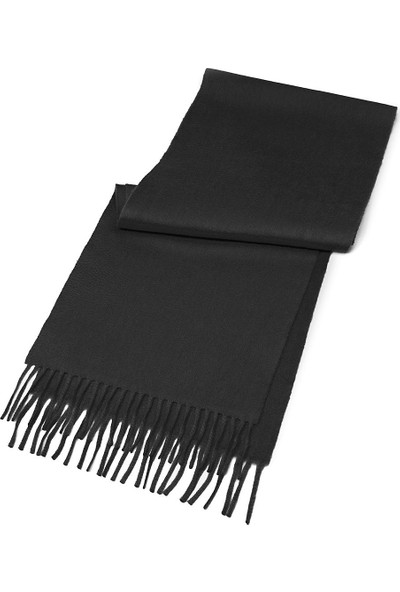 Brooks Brothers Erkek Siyah Kaşmir Atkı Brooks Brothers Erkek Siyah Kaşmir Atkı