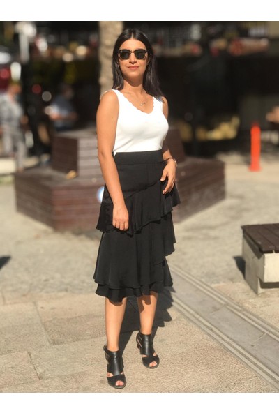 D'larya Katlı Salsa Etek