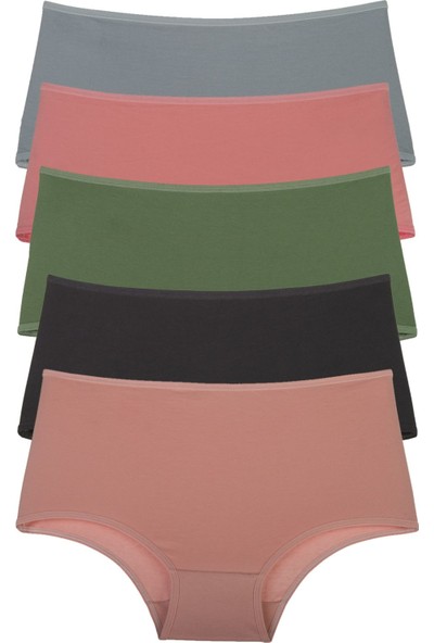 Nicoletta Yeşil Kadın Külot 5'li Paket Nicoletta Yeşil Kadın Külot 5'li Paket