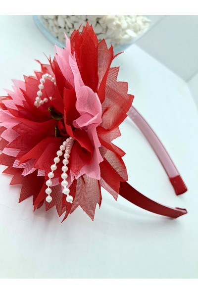 Stoli Tüllü İncili Kız Çocuk Tokası Stoli Tüllü İncili Kız Çocuk Tokası