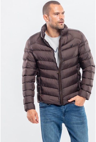 Kevin KV50 Kahverengi Şişme Mont Kevin KV50 Kahverengi Şişme Mont