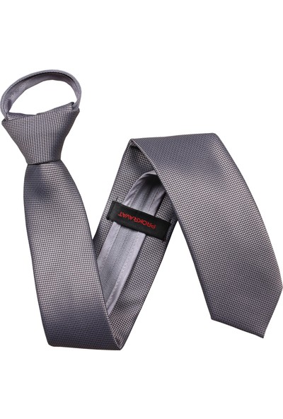 Prokravat Kuşgözü Desenli Kullanıma Hazır Fermuarlı Kravat