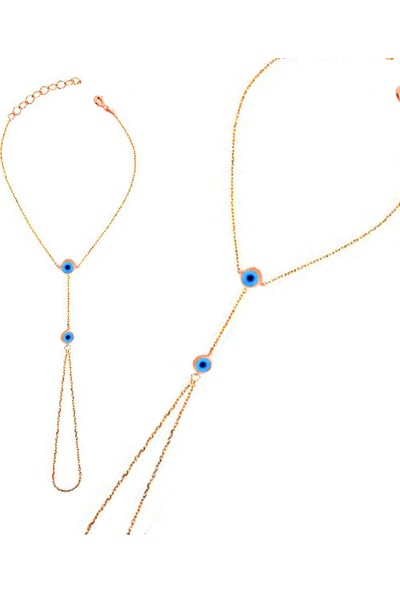 Söğütlü Silver Nazarlı Boncuğu Şahmaran