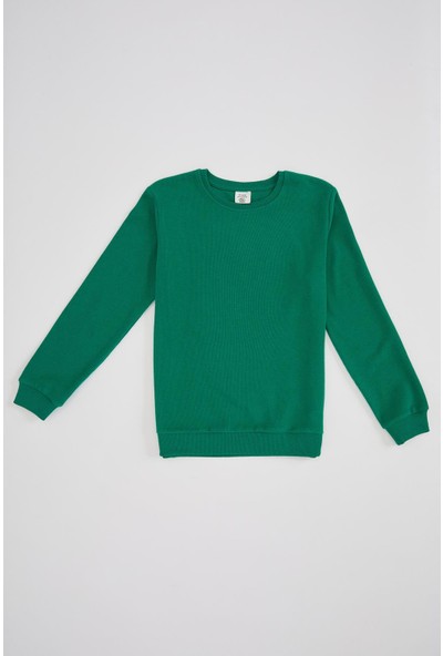 DeFacto Erkek Çocuk Basic Selanik Kumaş Sweatshirt S0744A620AU