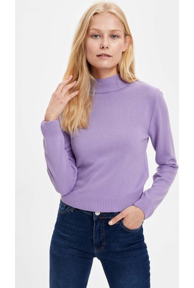 DeFacto Basic Yarım Balıkçı Yaka Kaşmir Dokulu Slim Fit Triko Kazak R1693AZ20AU DeFacto Basic Yarım Balıkçı Yaka Kaşmir Dokulu Slim Fit Triko Kazak R1693AZ20AU