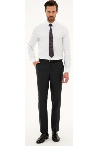 Pierre Cardin Füme Slim Fit Pantolon 50225272-VR058 Pierre Cardin Füme Slim Fit Pantolon 50225272-VR058