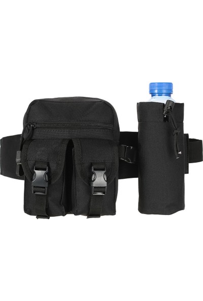 Buyfun Erkek Taktik Molle Bel Çantası - Siyah (Yurt Dışından) Buyfun Erkek Taktik Molle Bel Çantası - Siyah (Yurt Dışından)