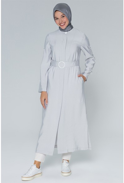 Armine Cepli Pardesü Gri 20Y8227