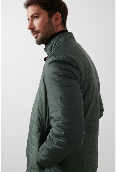 Buratti Fermuarlı Slim Fit Dik Yaka Şişme Mont Erkek MONT 4373142W0